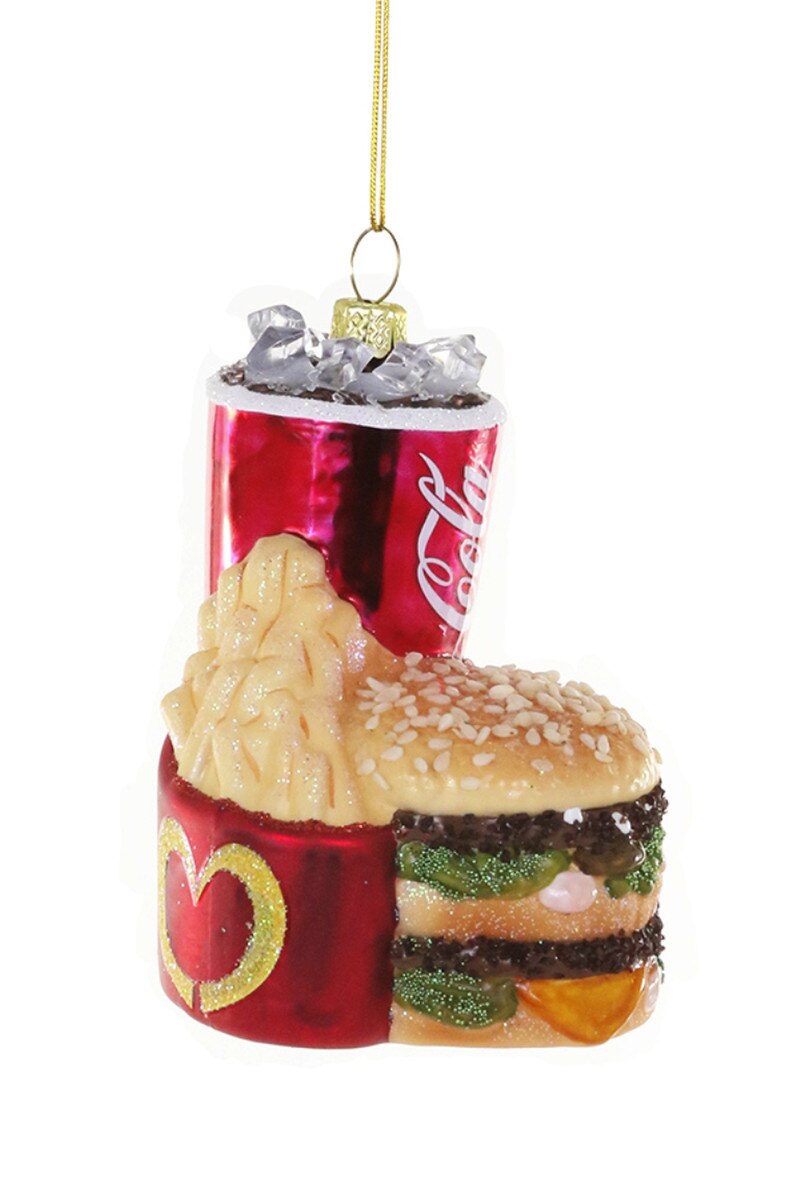 Fast Food Burger Ornament – Magpies Mount Juliet