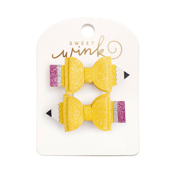Pencil Bow Clip Set – Magpies Mount Juliet